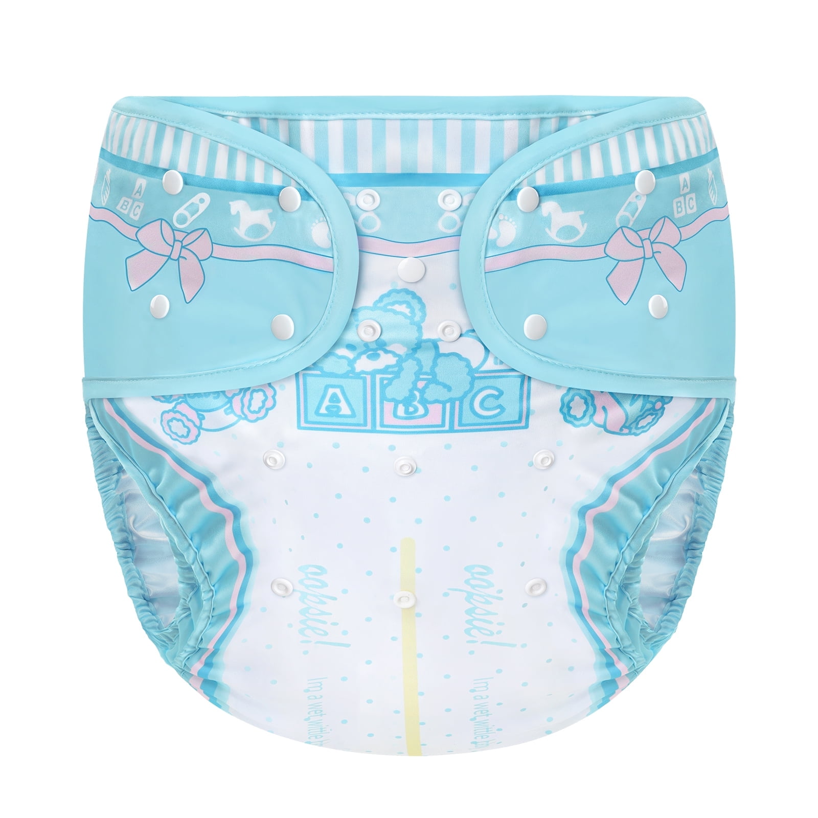Littleforbig Washable Adjustable Reusable Waterproof Cloth Adult Diaper ...