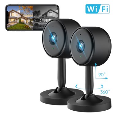 Merkury Innovations 1080P HD Smart Wi-Fi Security Camera (2-Pack ...