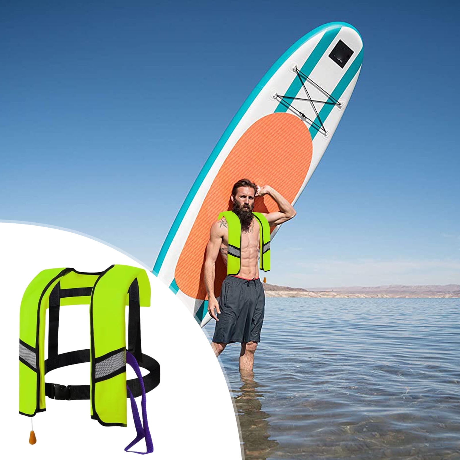 Littleplum Automatic Inflatable Life Jacket Life Jackets Automatic ...