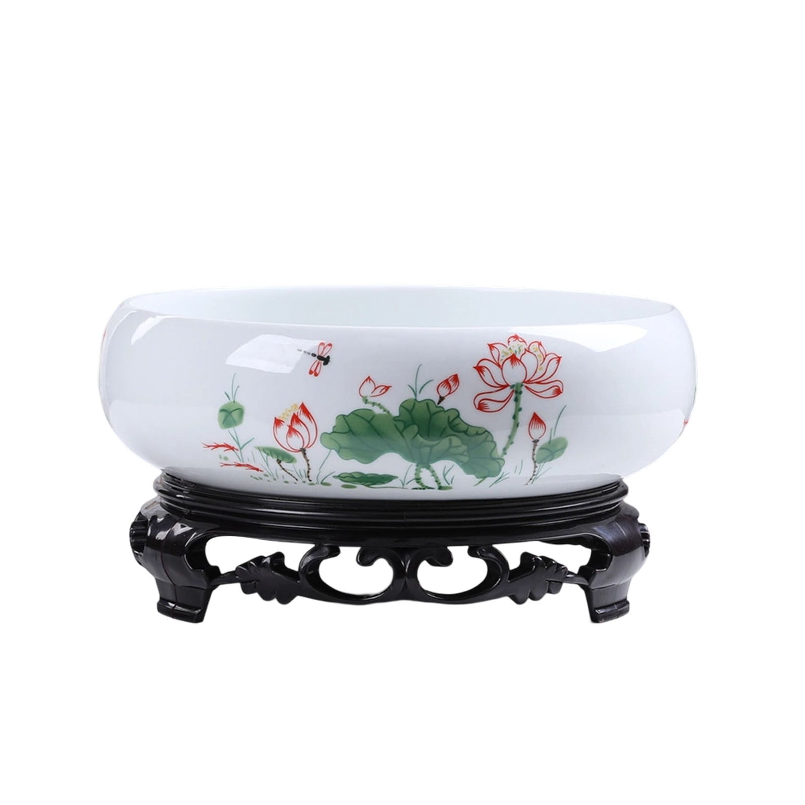 Littleplum Lotus Bowls for Planting in Water Indoors,Ceramic Lotus Bowl ...