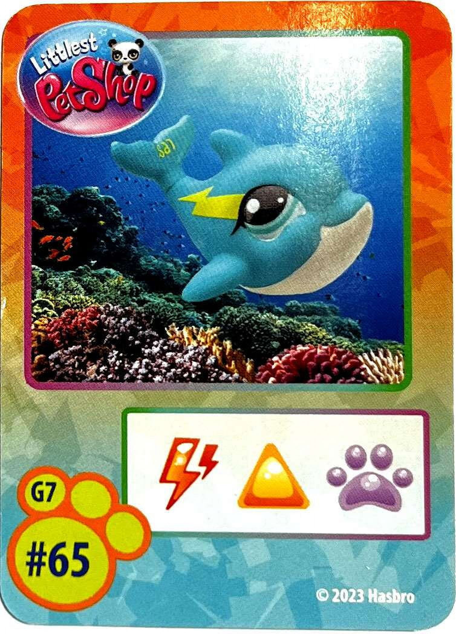 Littlest Pet Shop 2024 Generation 7 Lightning Bolt Blue Dolphin ...