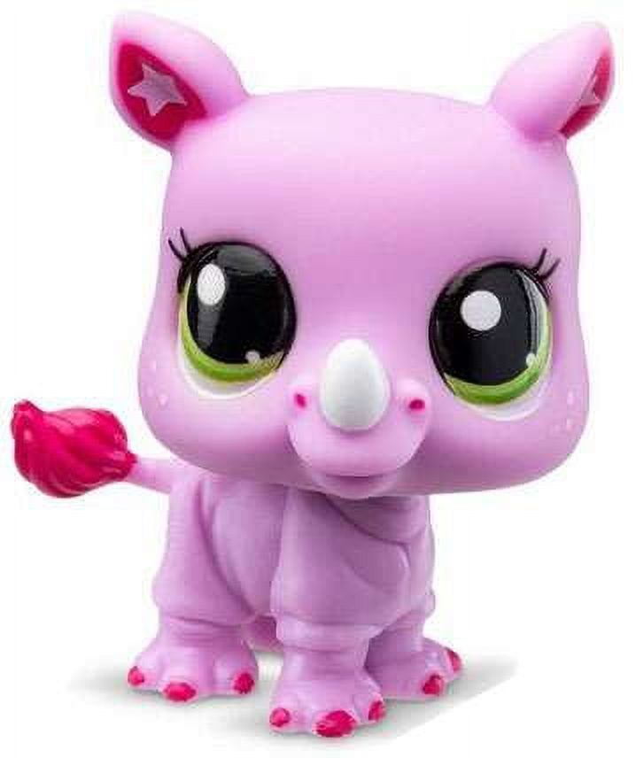 Littlest Pet Shop 2024 Gen 7 Pink Rhino Mini Figure LPS - Walmart.com
