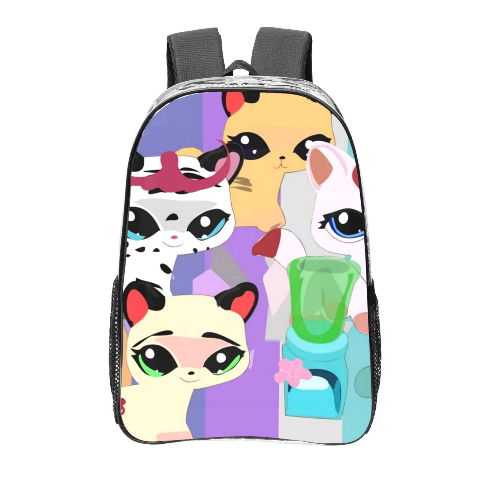 Littlest Pet Shop 3 16 "Backpack with Pockets Lightweight Backpack for ...