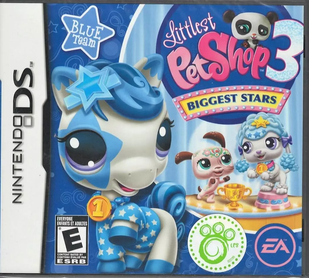 Littlest Pet Shop 3 Biggest Stars Blue Team NDS (Brand New Factory ...