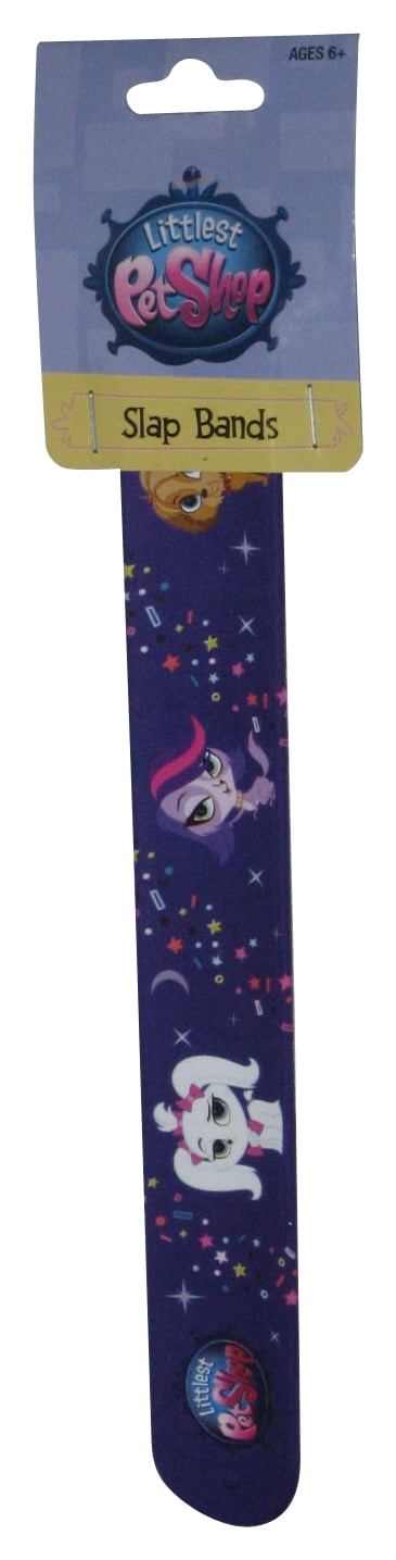 Littlest Pet Shop Bullsi Toy (2016) Hasbro Dark Purple Slap Band ...