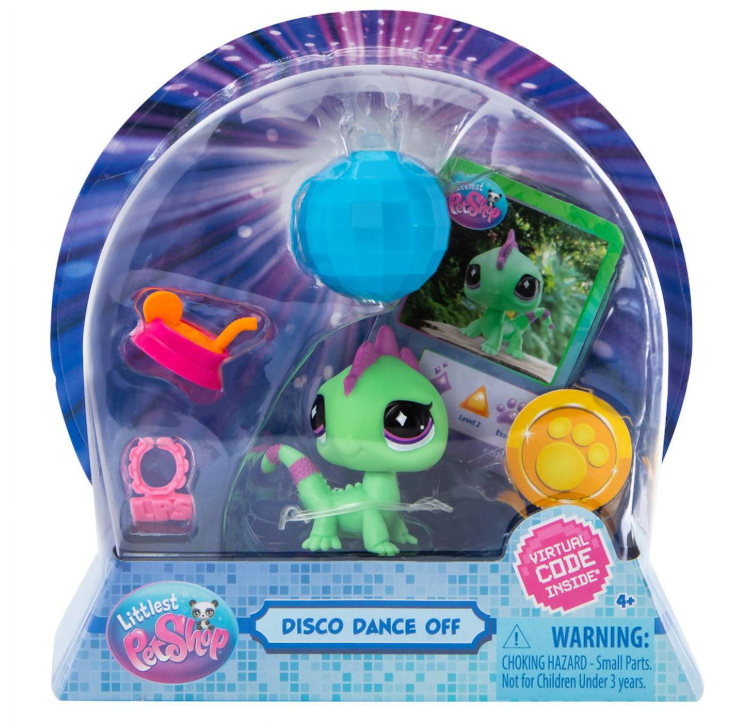 Littlest Pet Shop DISCO DANCE OFF - Iguana G7 #203 - Virtual CODE ...