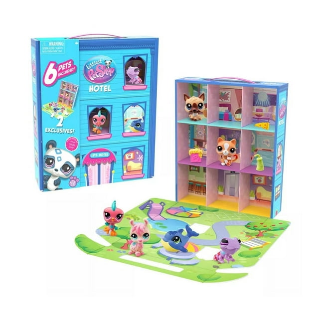 Littlest Pet Shop Hotel Playset - Walmart.com