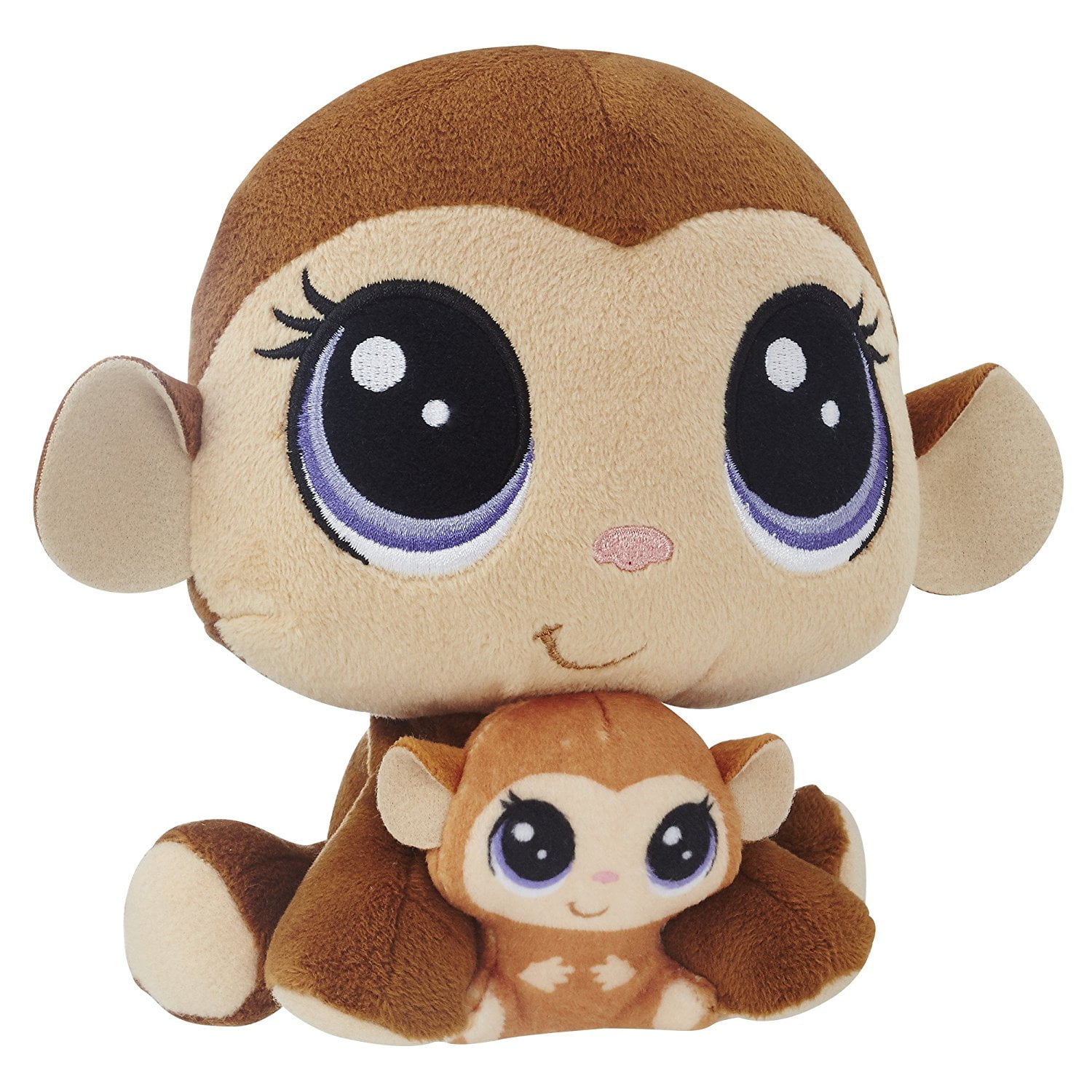 Littlest Pet Shop Mona Junglevine & Merry Monkey Plush Pairs Stuffed ...