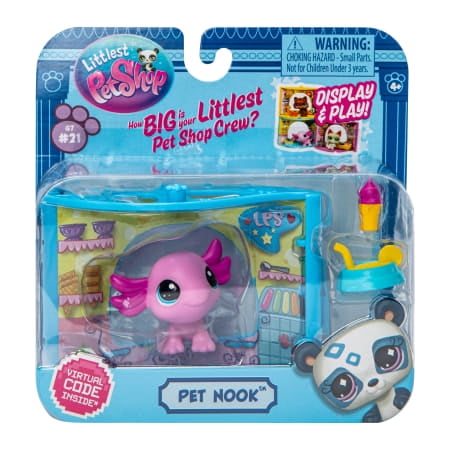 Littlest Pet Shop Pet Nook Ice Cream Parlor Figure (Axolotl) - Walmart.com