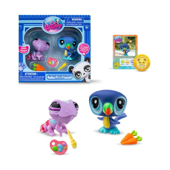 Littlest Pet Shop Pet Pairs Artsy Pals (#31 and #27) - Walmart.com