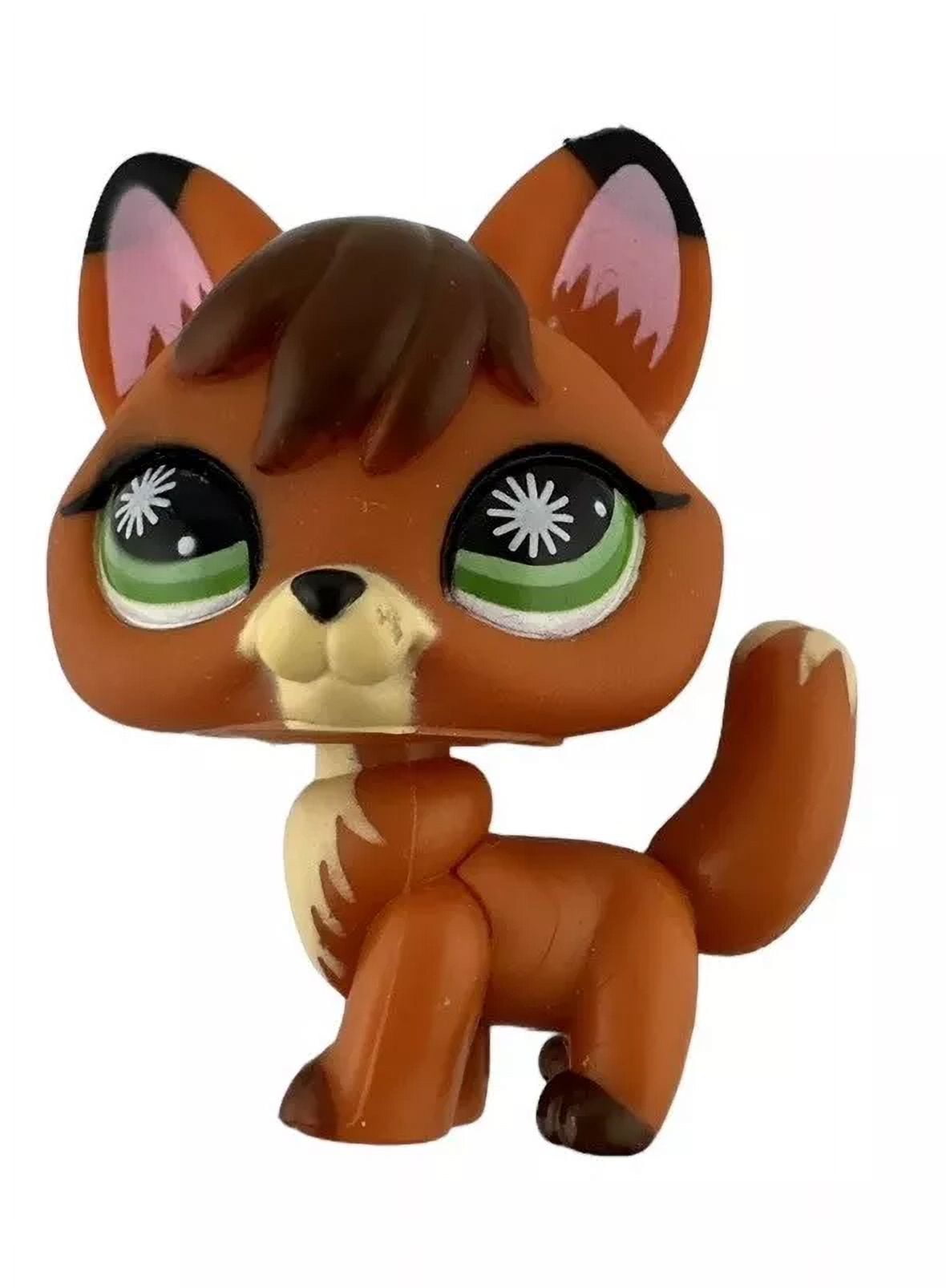 Littlest Pet Shop Red Fox with Green Starburst Eyes #807 LPS Rare New ...