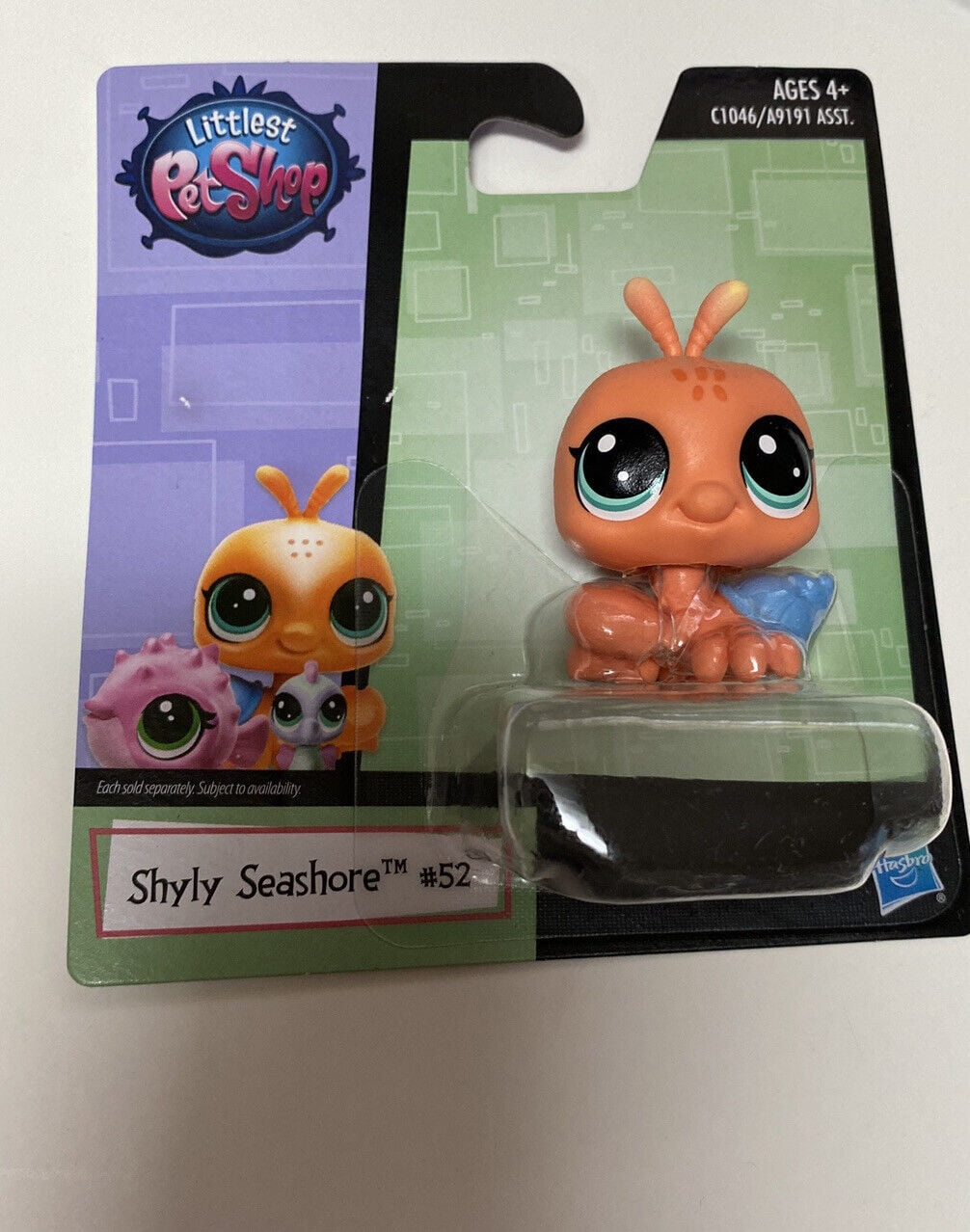 Littlest Pet Shop Shyly Seashore #5#52 The Orange Crab Lps - Walmart.com
