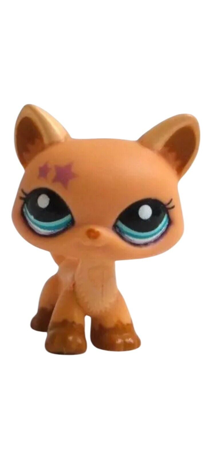 Littlest Petshop Lps #225#2258 Hasbro Cat Maine Coon Salmon & Brown ...
