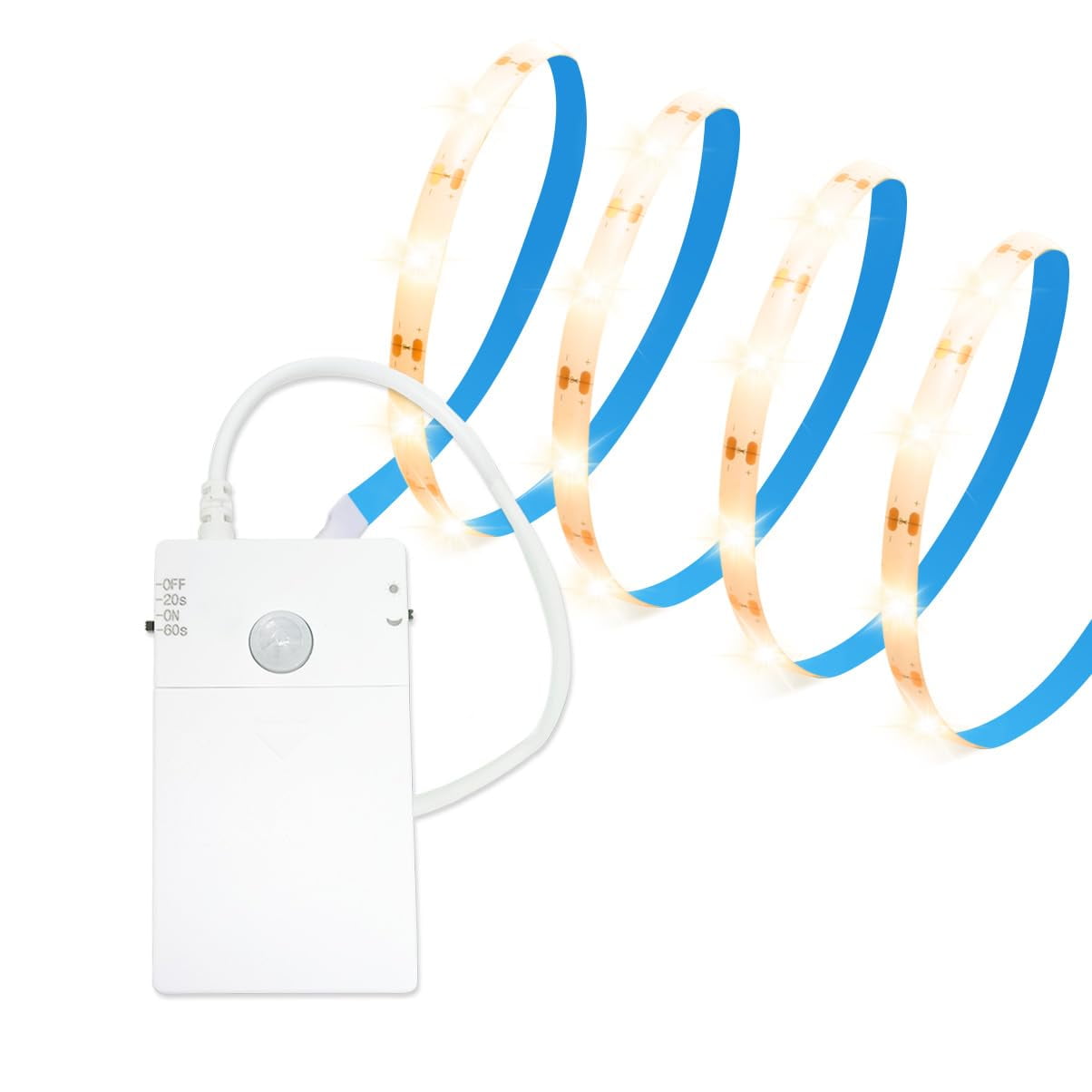 Litupshow Battery Operated Motion Sensor Strip Lights, Cuttable ...