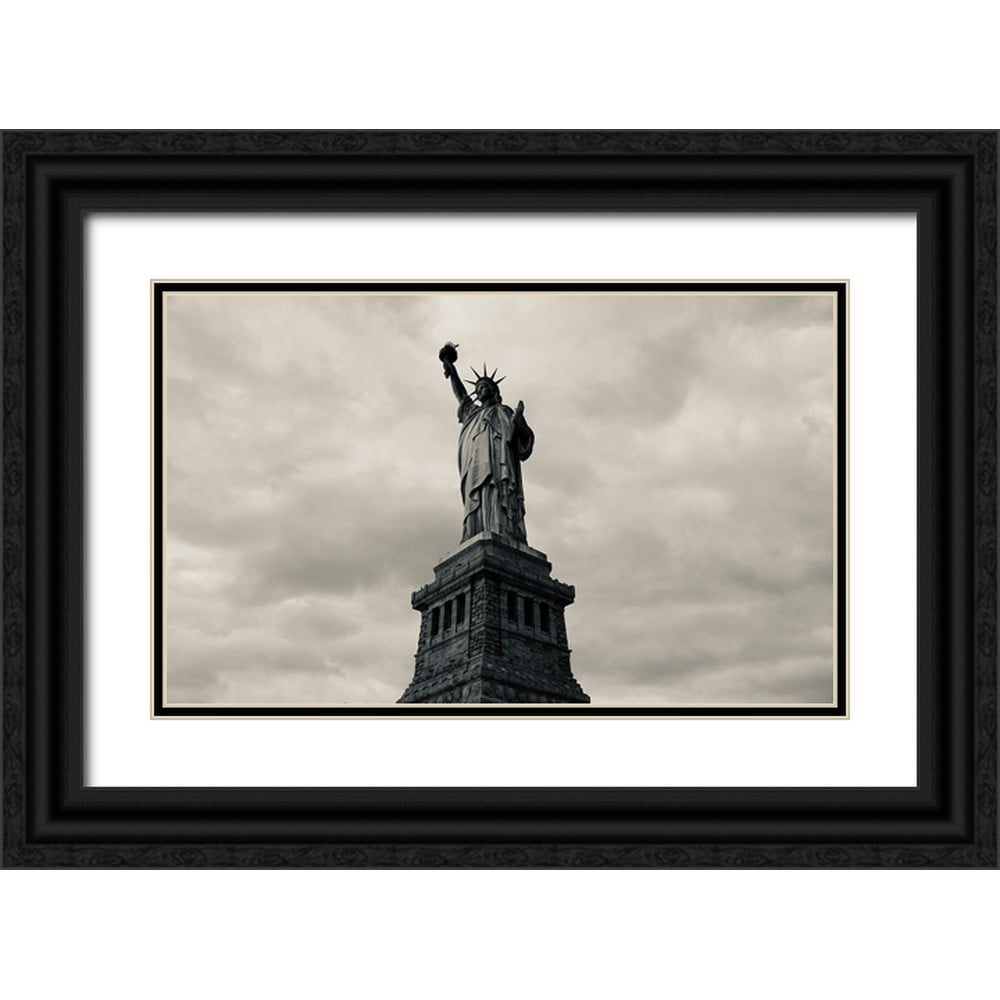 Liu, Xiaoyang 24x16 Black Ornate Wood Framed with Double Matting Museum Art Print Titled - GOD ...