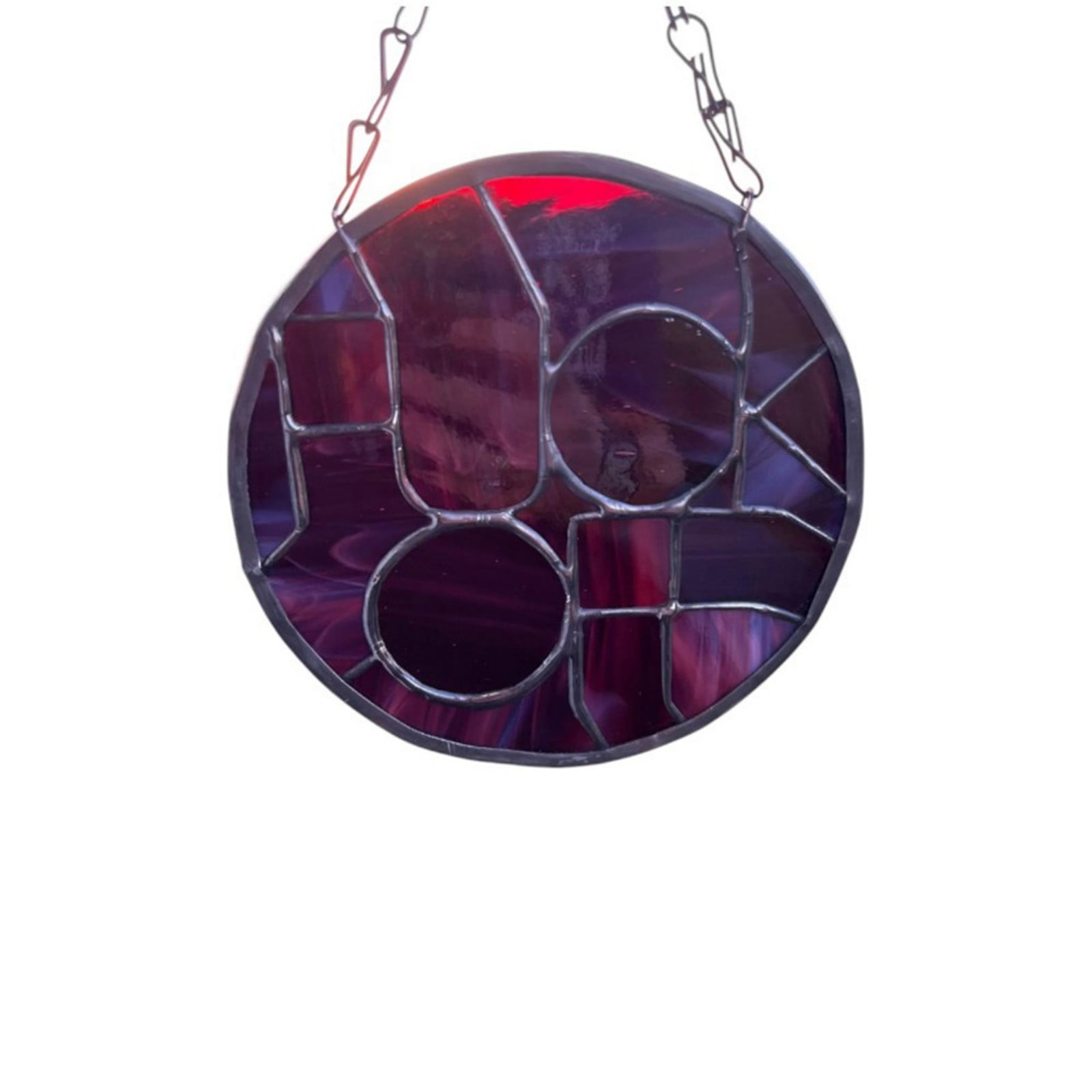 LiuBesx Clearance Hangs Funny Saying Stained Glass Hanging Handmade ...