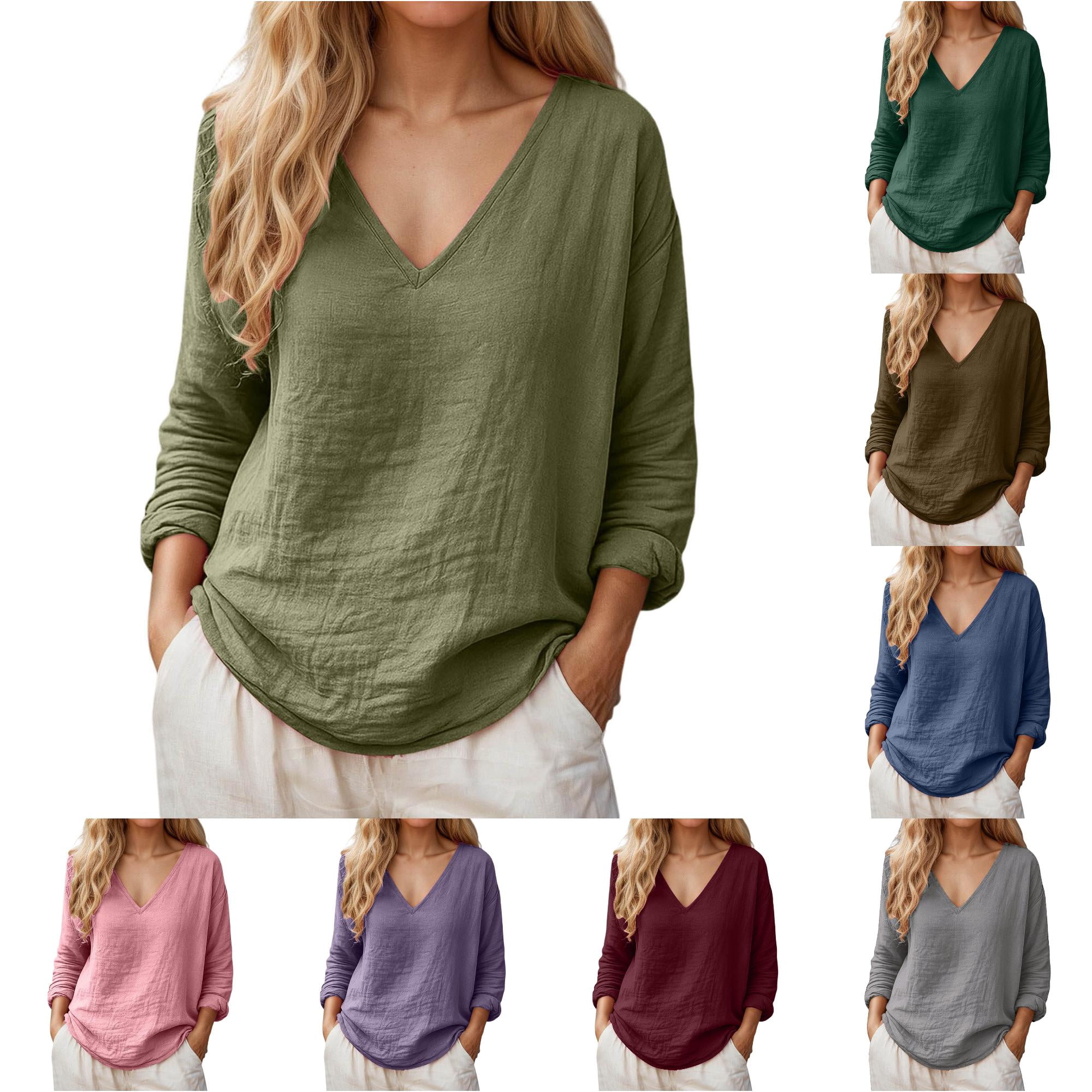LiuXxxx Women's Woman Summer Top Loose Flowy Sleeveless Tank Army Green ...