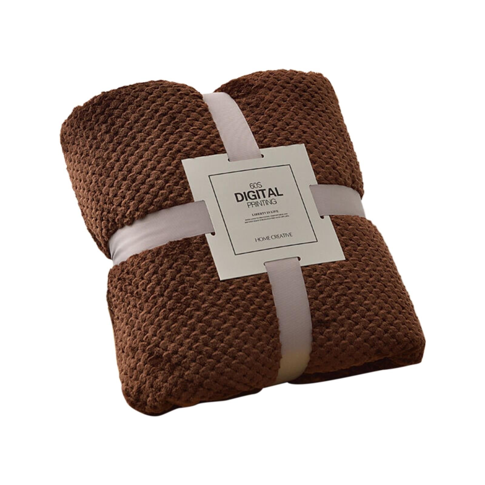 Liuanngg Towel Rack Flannel Blanket Plush Throw Fuzzy Lightweight Super ...