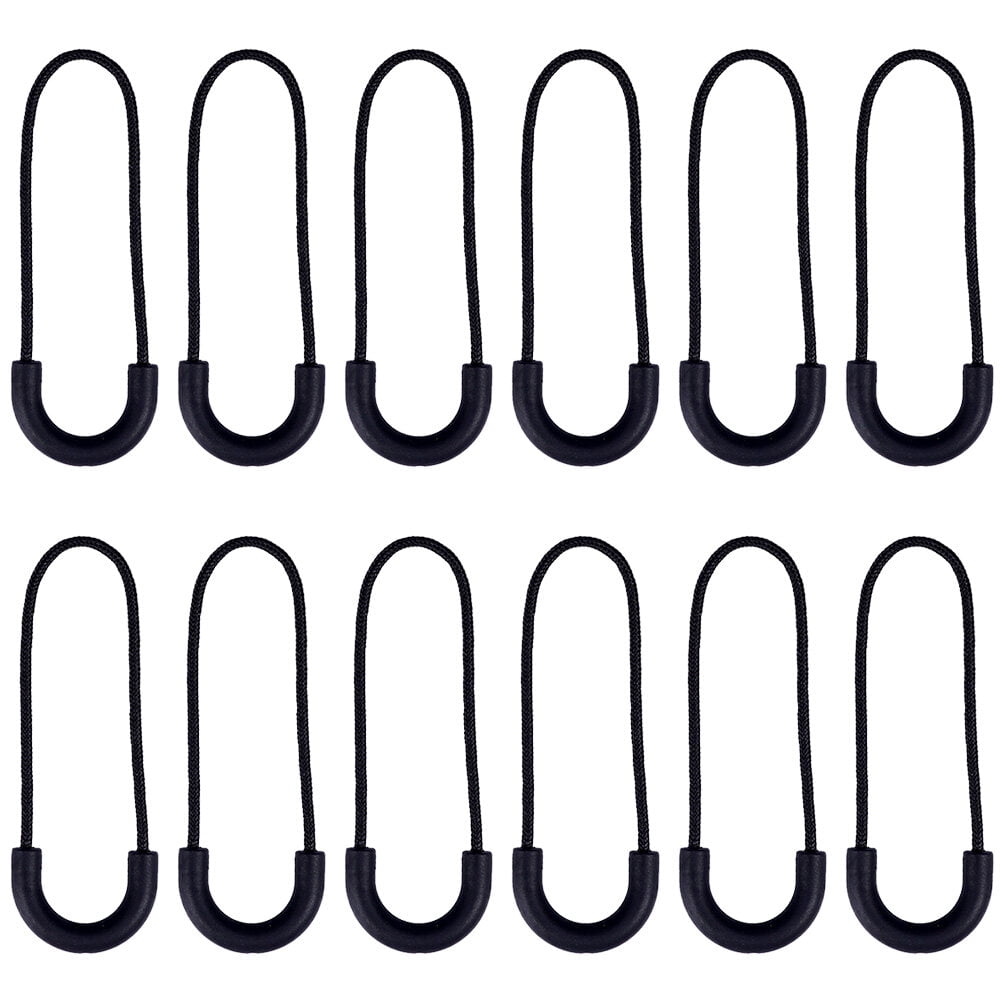 Liukekj 1 Set 40Pcs Clothes Zipper Clips Semicircle Bags Zipper Heads ...