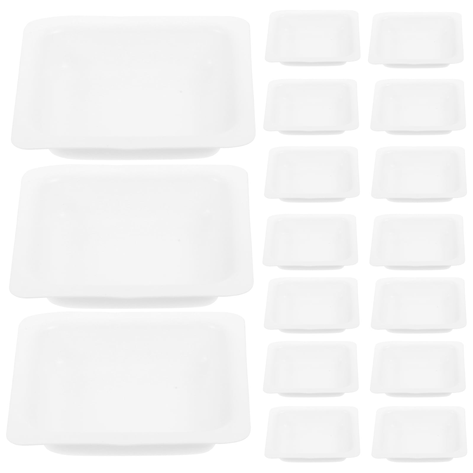 Liukekj 100pcs Plastic Weigh Boats for Lab Use, Dry Powder Containers ...