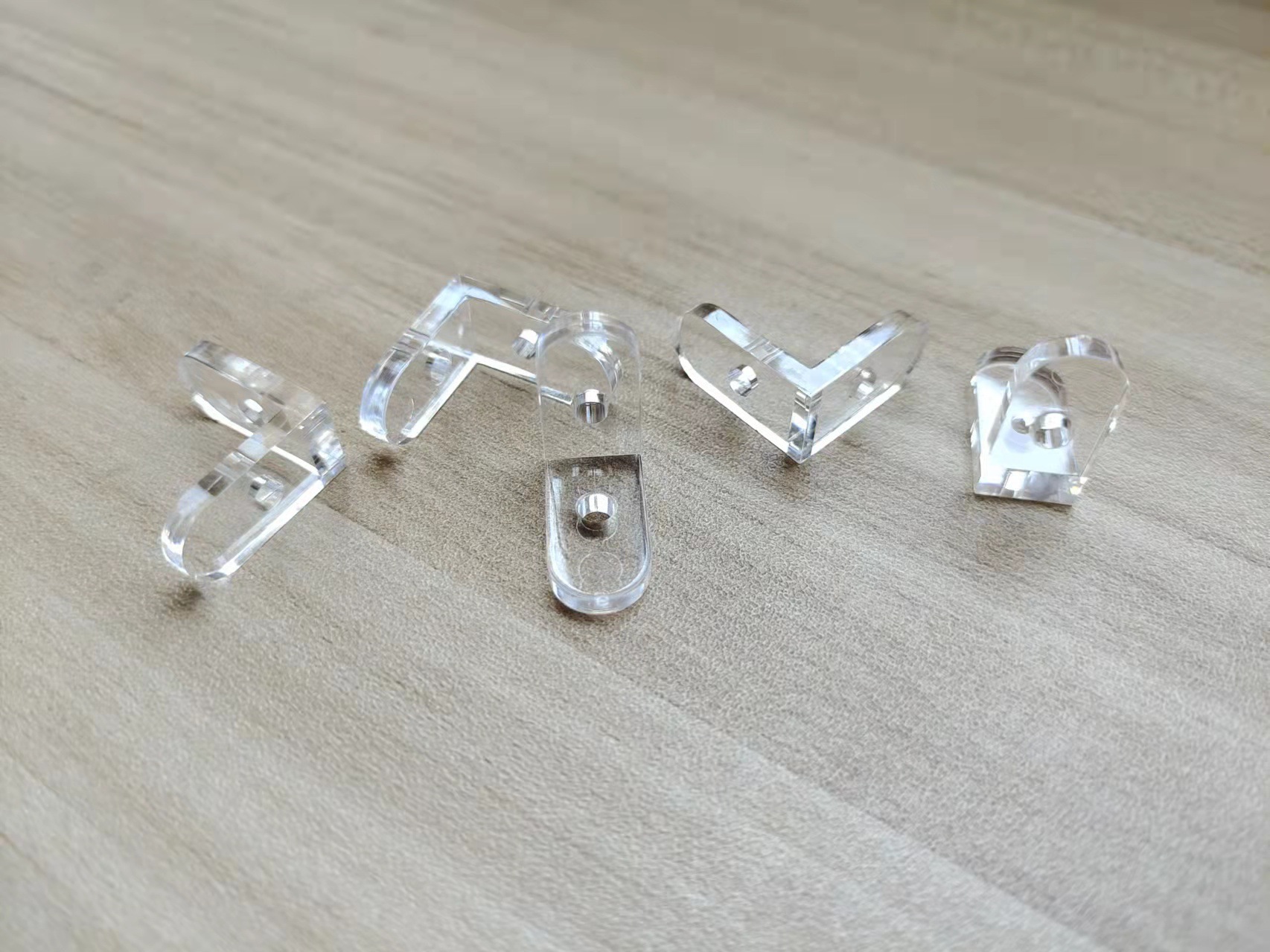 Liukekj 15pcs Transparent Angle Braces Acrylic Angle Connectors Angle ...