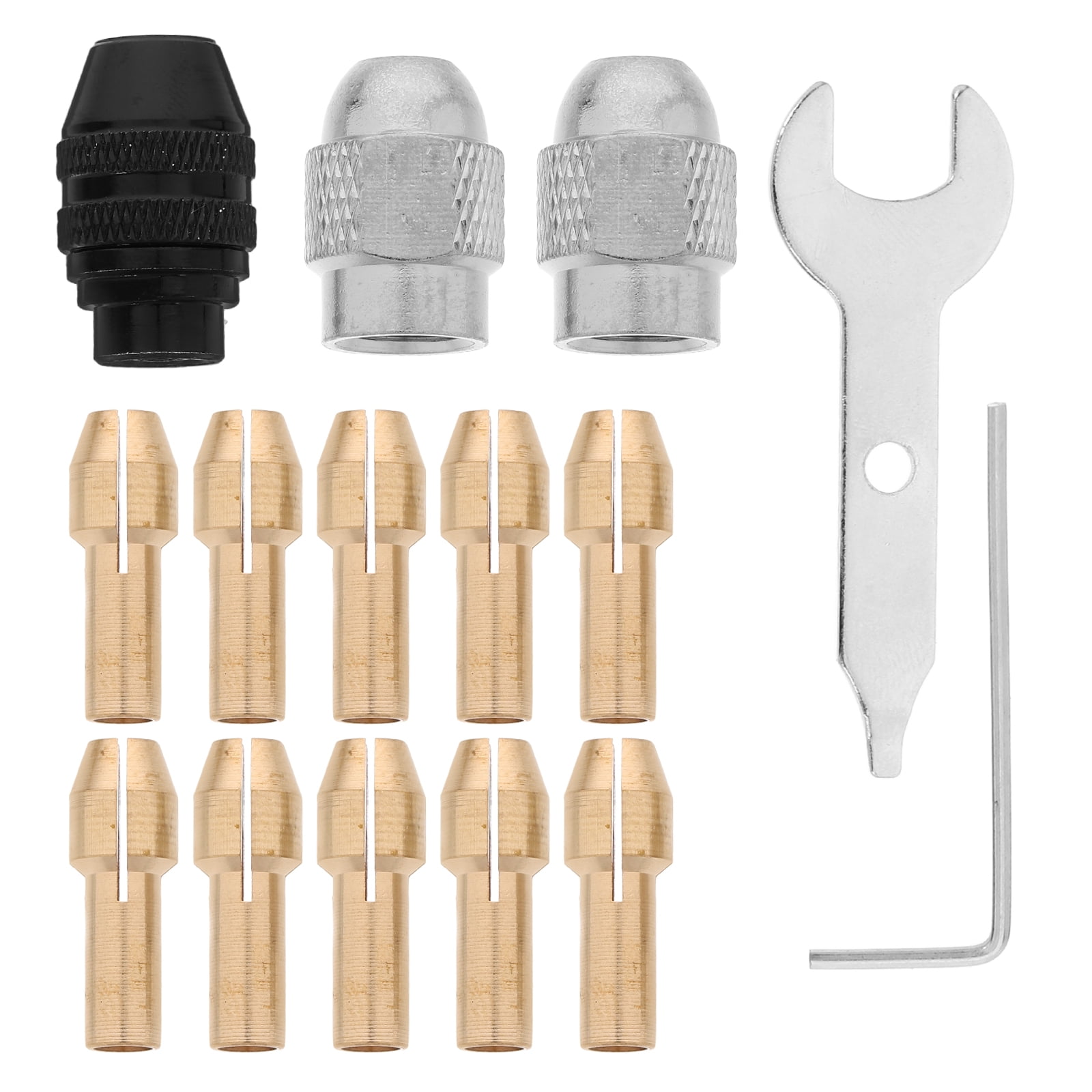 Liukekj 16pcs Replacement Grinding Machine Clamping Collets Rotate ...