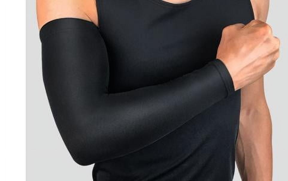 OFFIGAM 2-Pack Black Cooling Arm Sleeves for Men and Women, Sweat ...