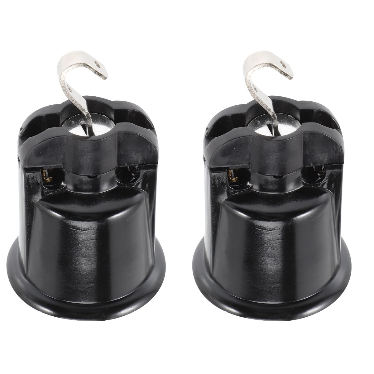 Liukekj 2pcs Light Socket With Hook E26/e27 Base Portable Lamp Holder ...