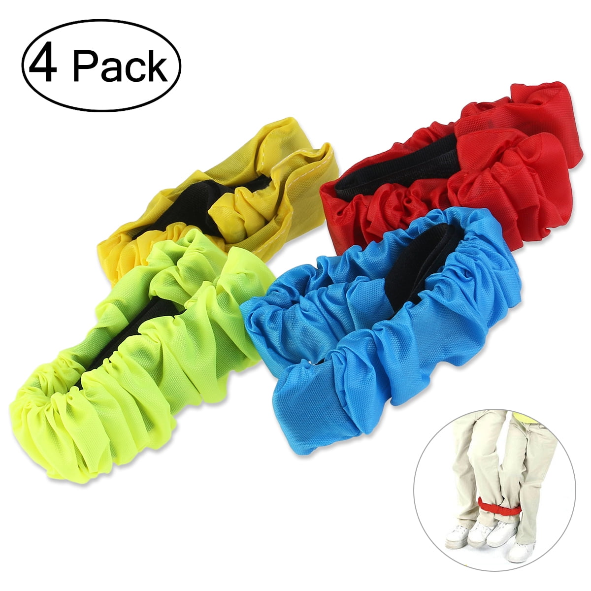 Liukekj 3 Legged Race Bands Elastic Tie Rope Ankle Ties Straps ...