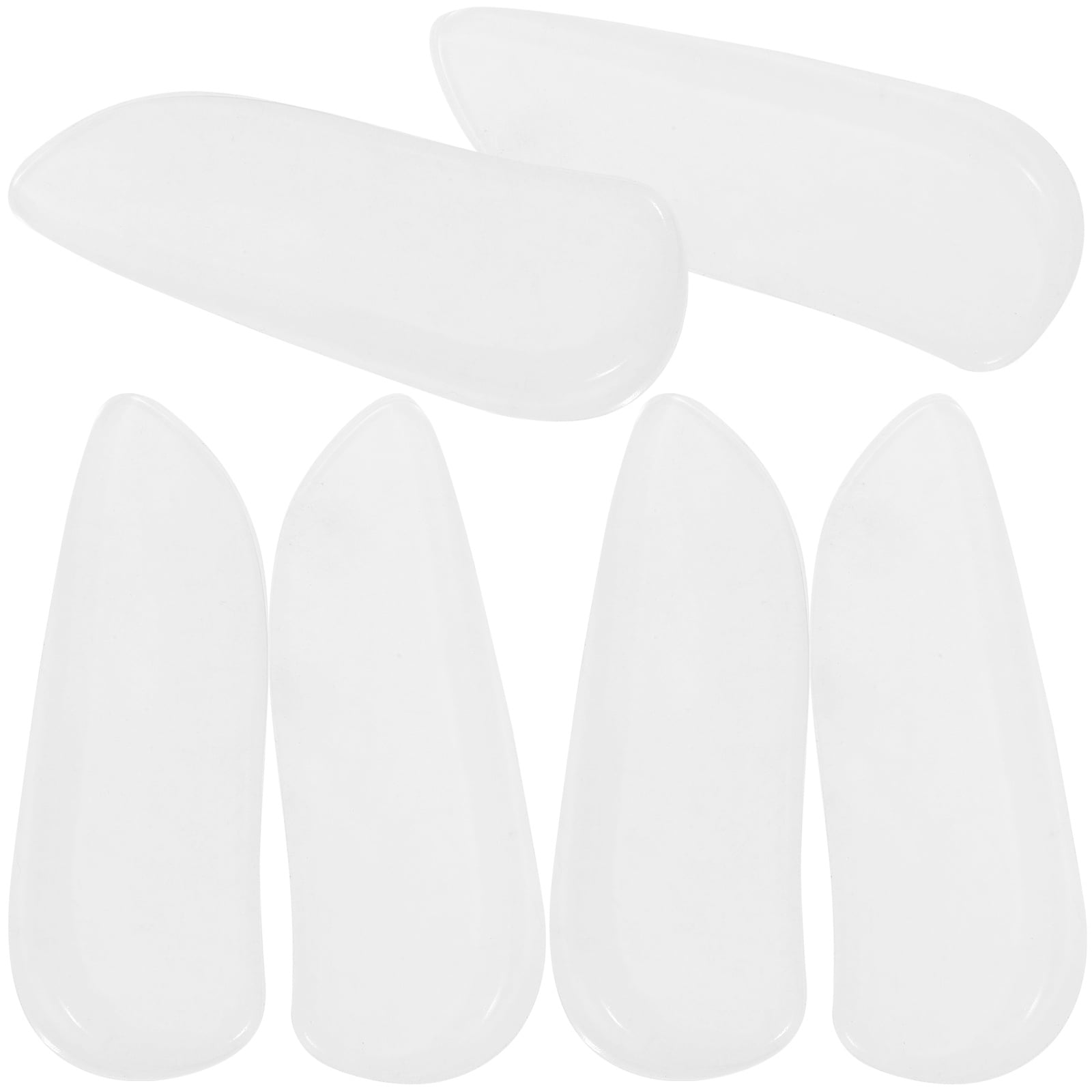 Liukekj 3 Pairs of Gel Half Insoles Orthotic Heel Pads Inside Outside ...