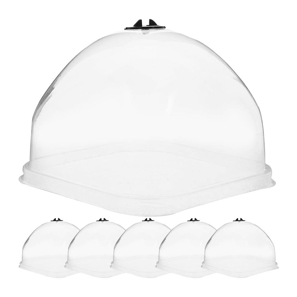 Liukekj 6Pcs Garden Dome Plant Cover Frost Guard Freeze Dome Clear ...