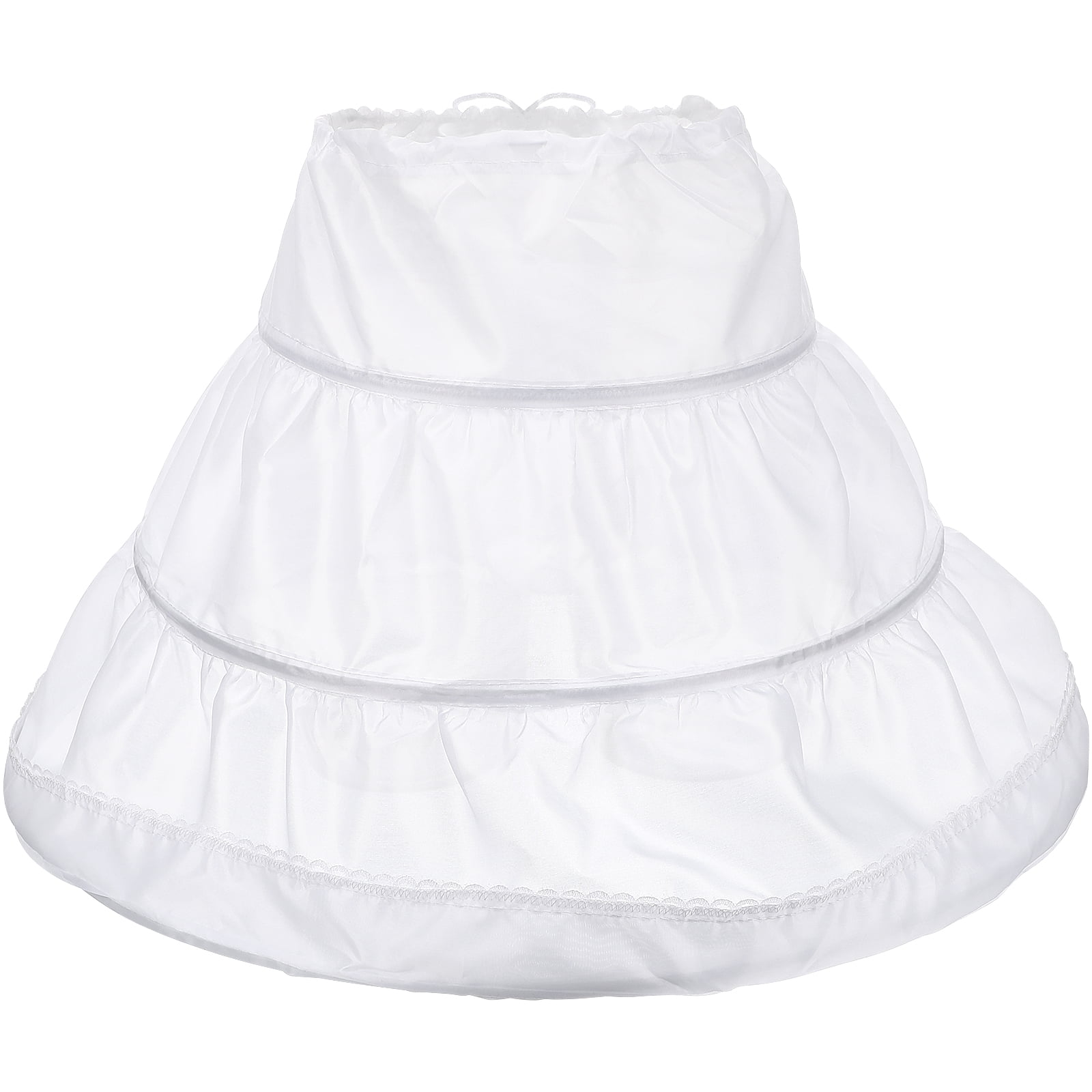 Liukekj Girls Petticoat Half Flower Girl Crinoline Skirt - Walmart.com