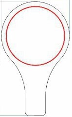 Liukekj Handheld Scoreboard Whiteboard Dry Erase Paddle Single-Sided ...