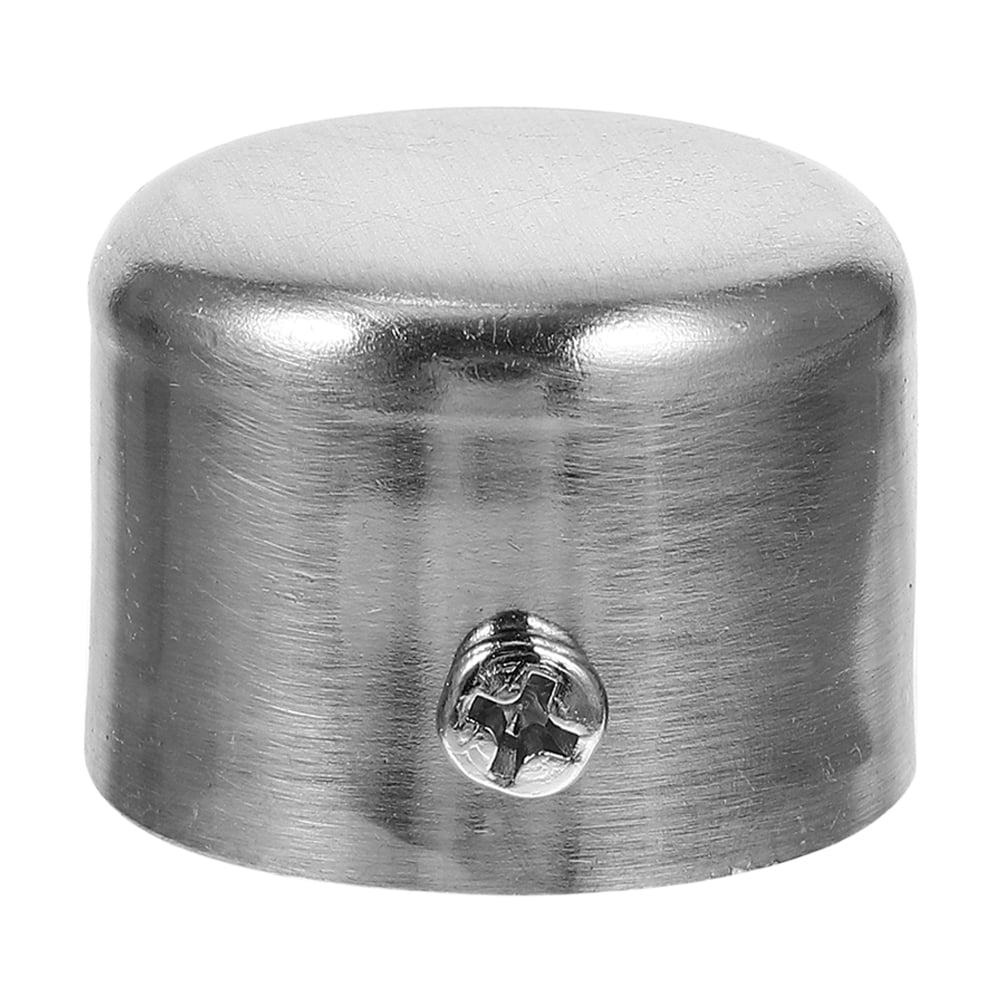 Liukekj Window Curtain Rod End Cap Metal Curtain Roman Rod Plug for ...