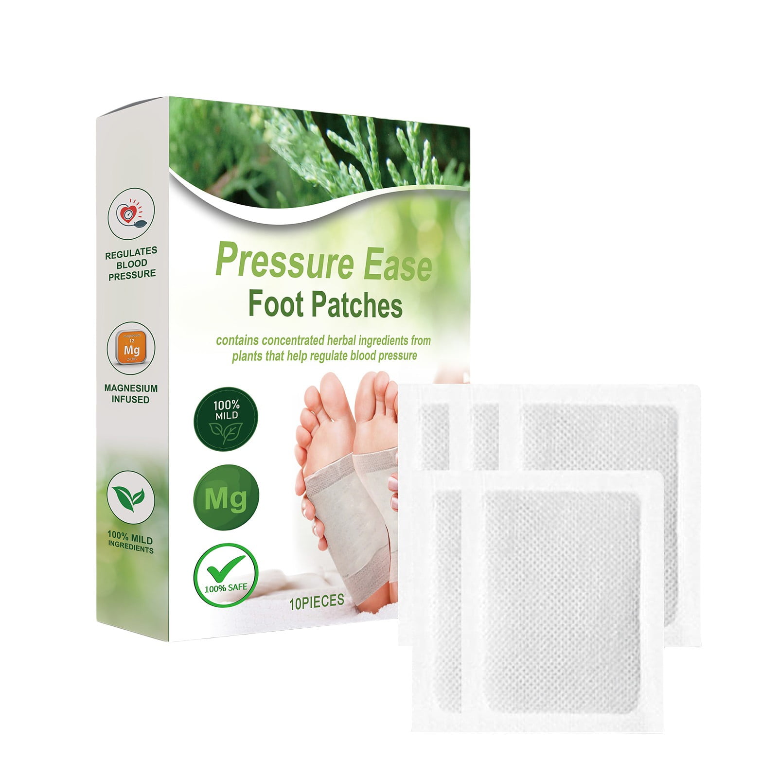 Liushuuuu Pedicure Stand Foot Patch Pressure Levels With Ingredients ...