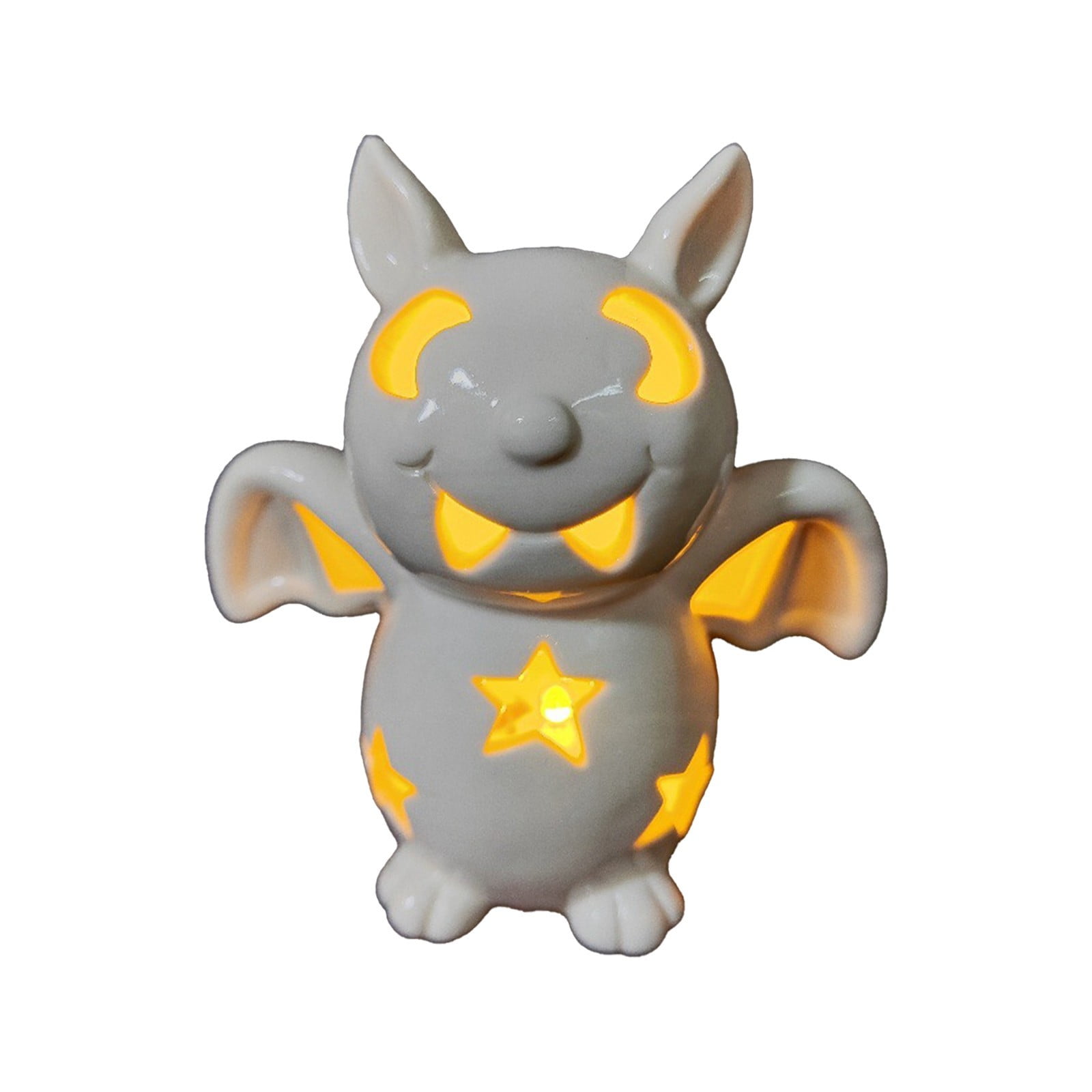 Liushuuuu Pumpkin : Ceramic Bat Shines Bright For Atmosphere" Large ...