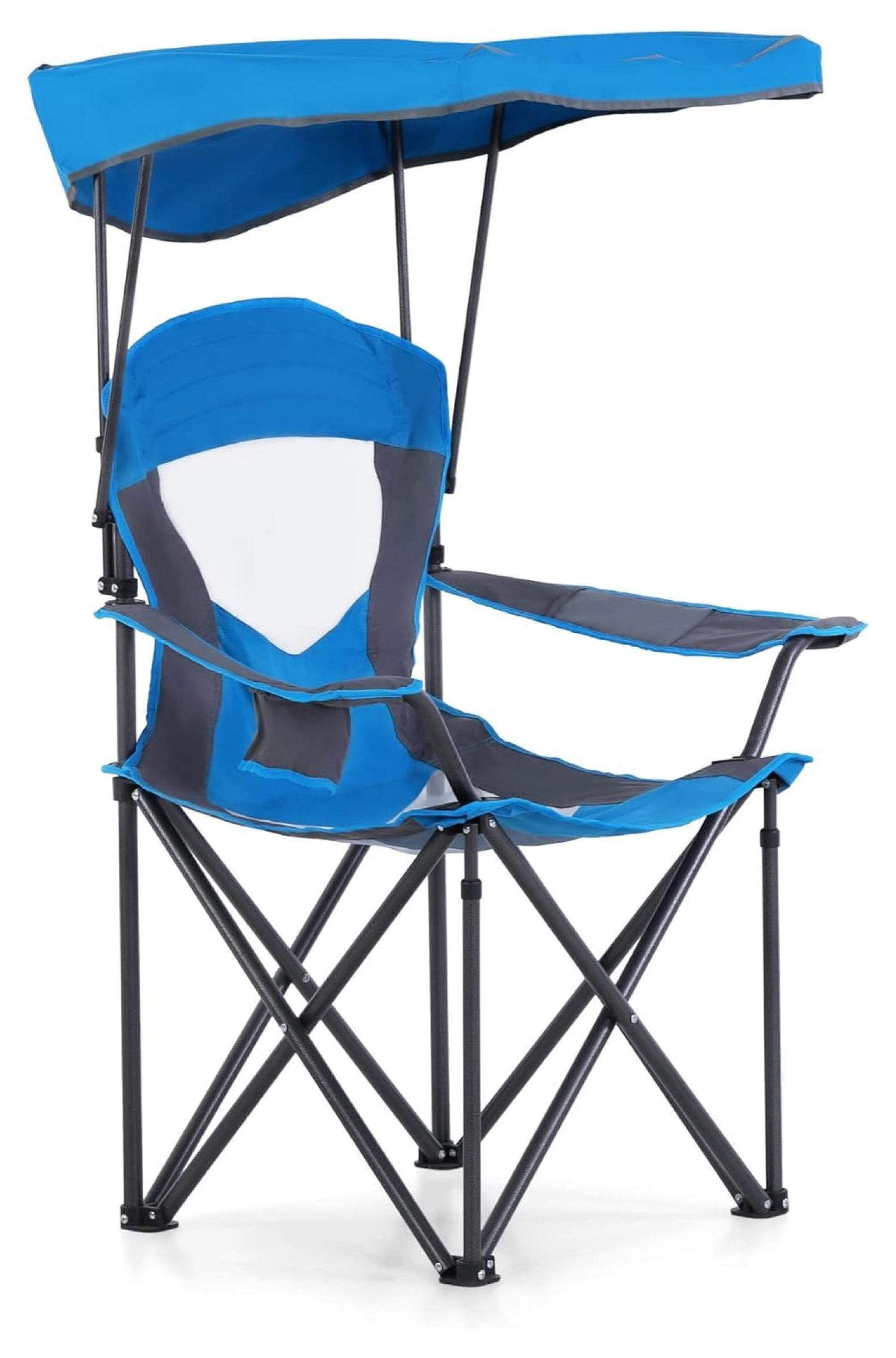 Liuyao Camp Chair with Shade Canopy Folding Camping Chair with Cup ...