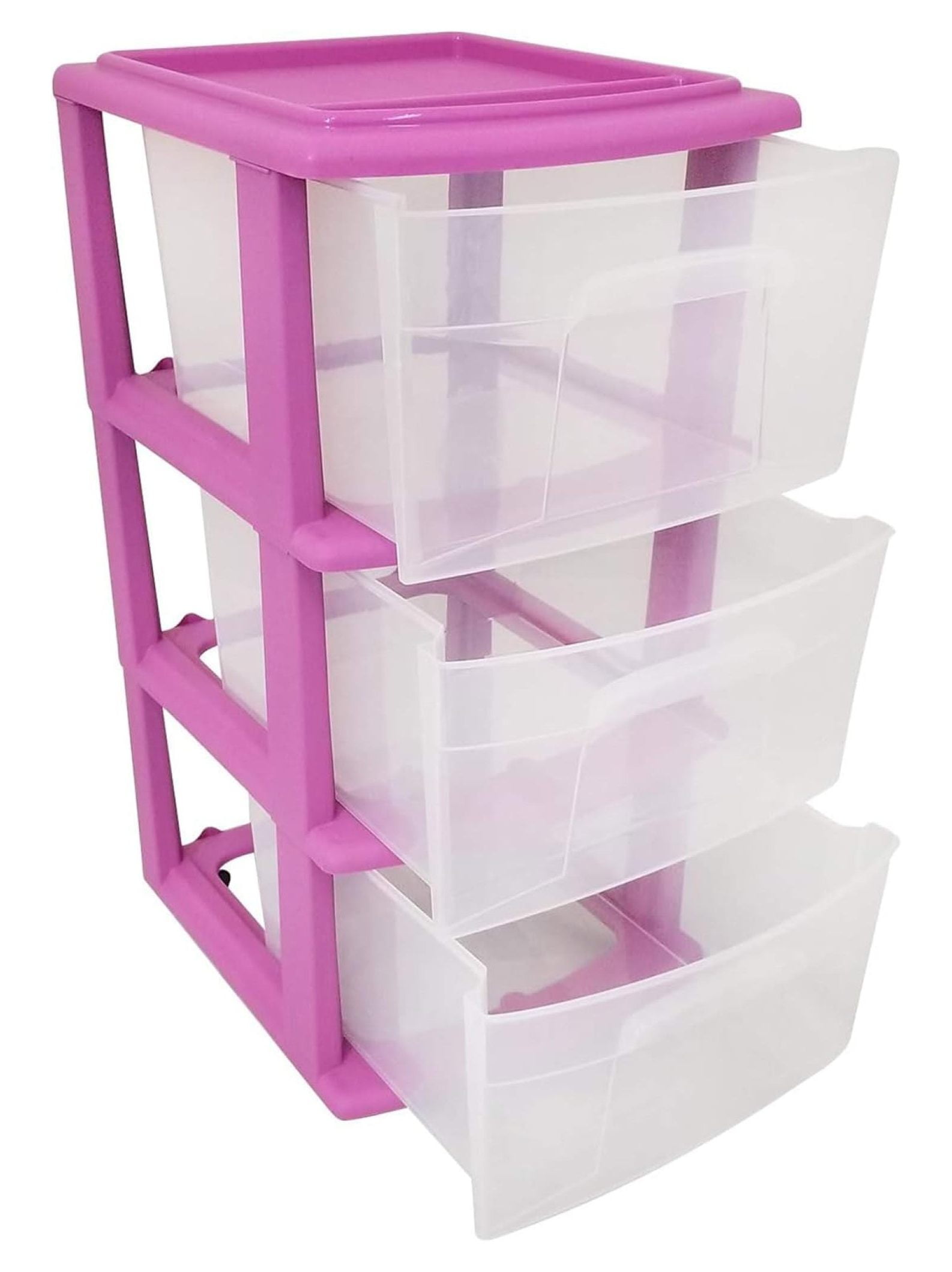Liuyao Clear Plastic 3 Drawer Medium Home Organization Storage ...