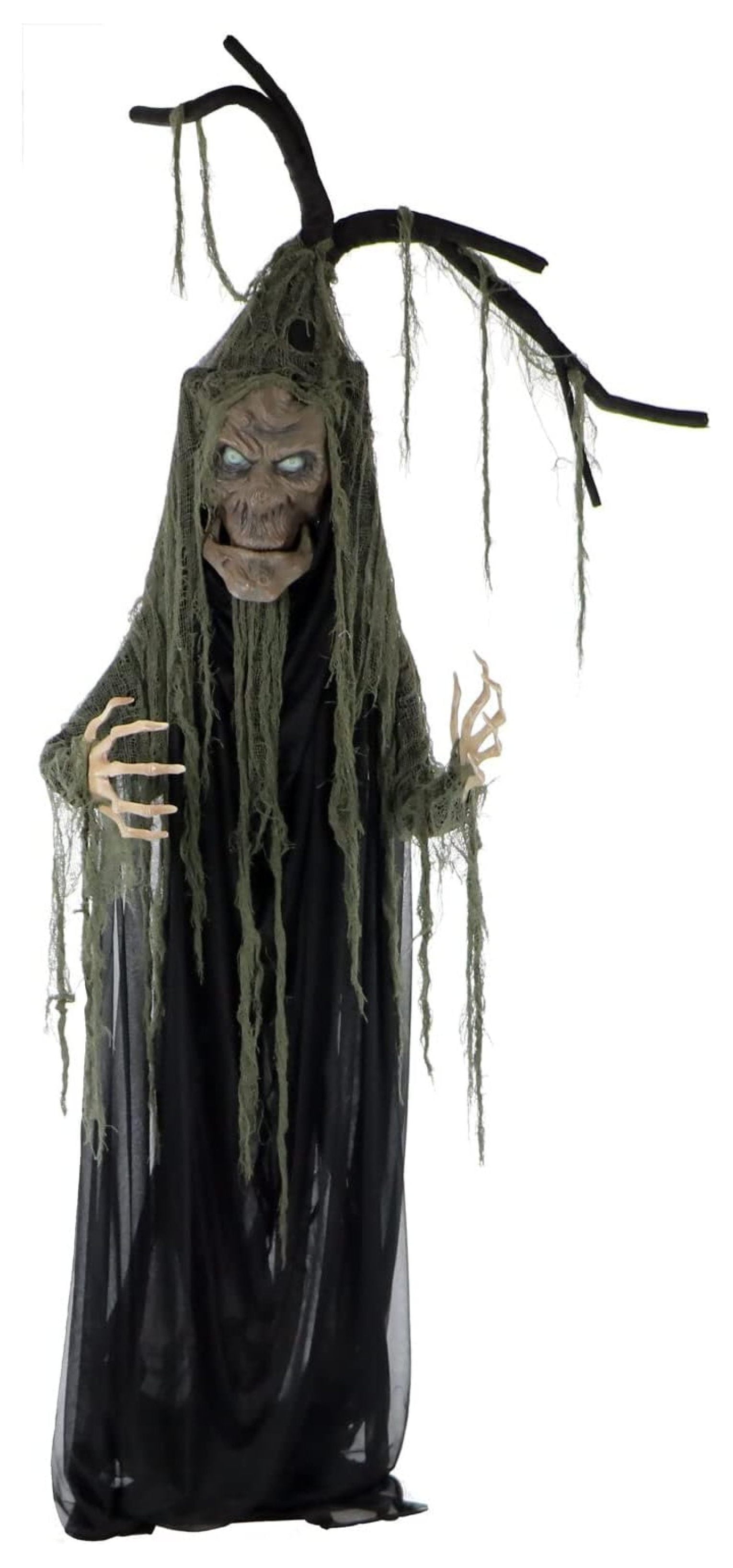 Liuyao Life-Size Haunted Talking Tree Animatronic with Moving Mouth ...