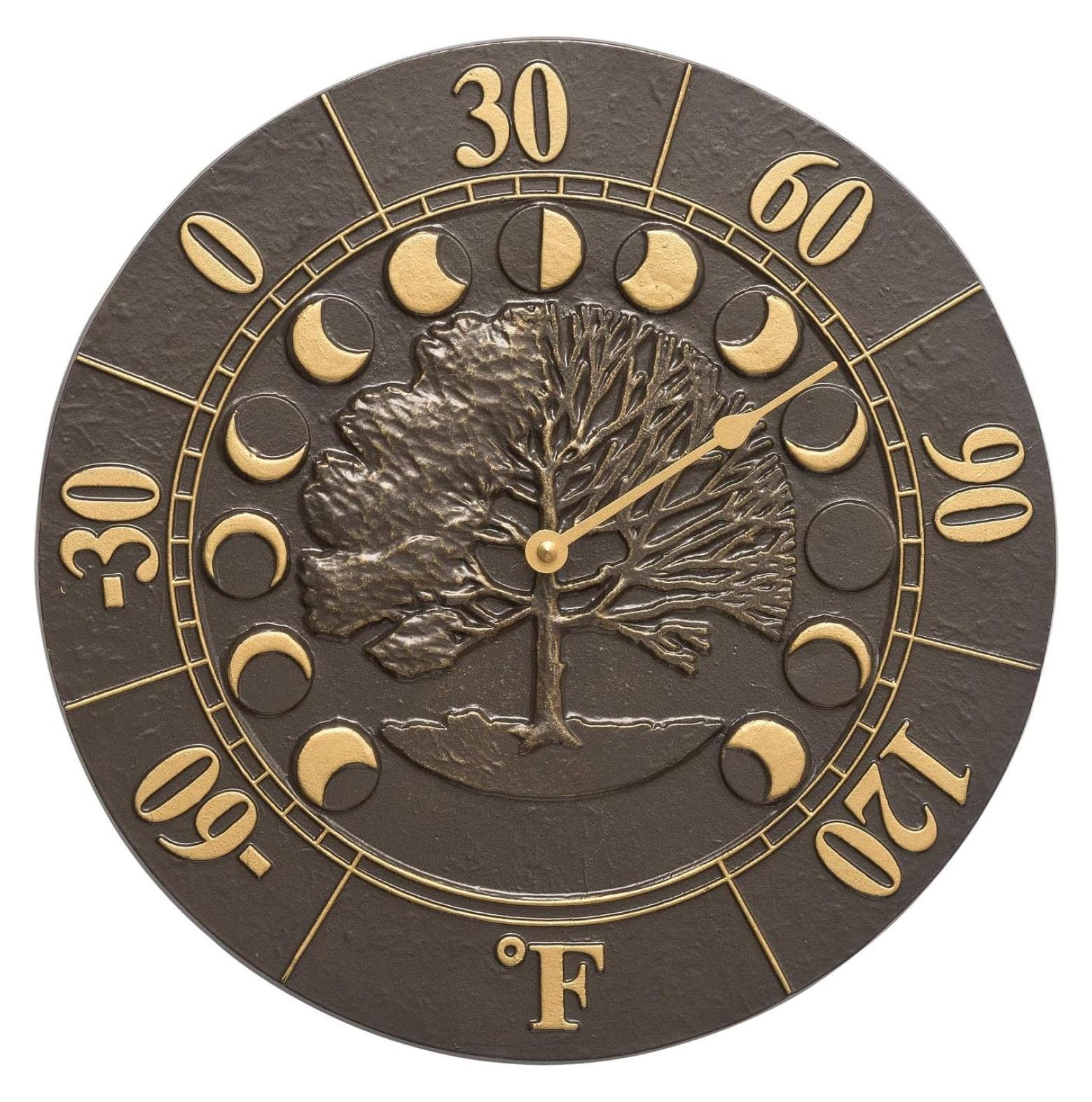 Liuyao Products 1932 Times and Thermometer, French Bronze - Walmart.com