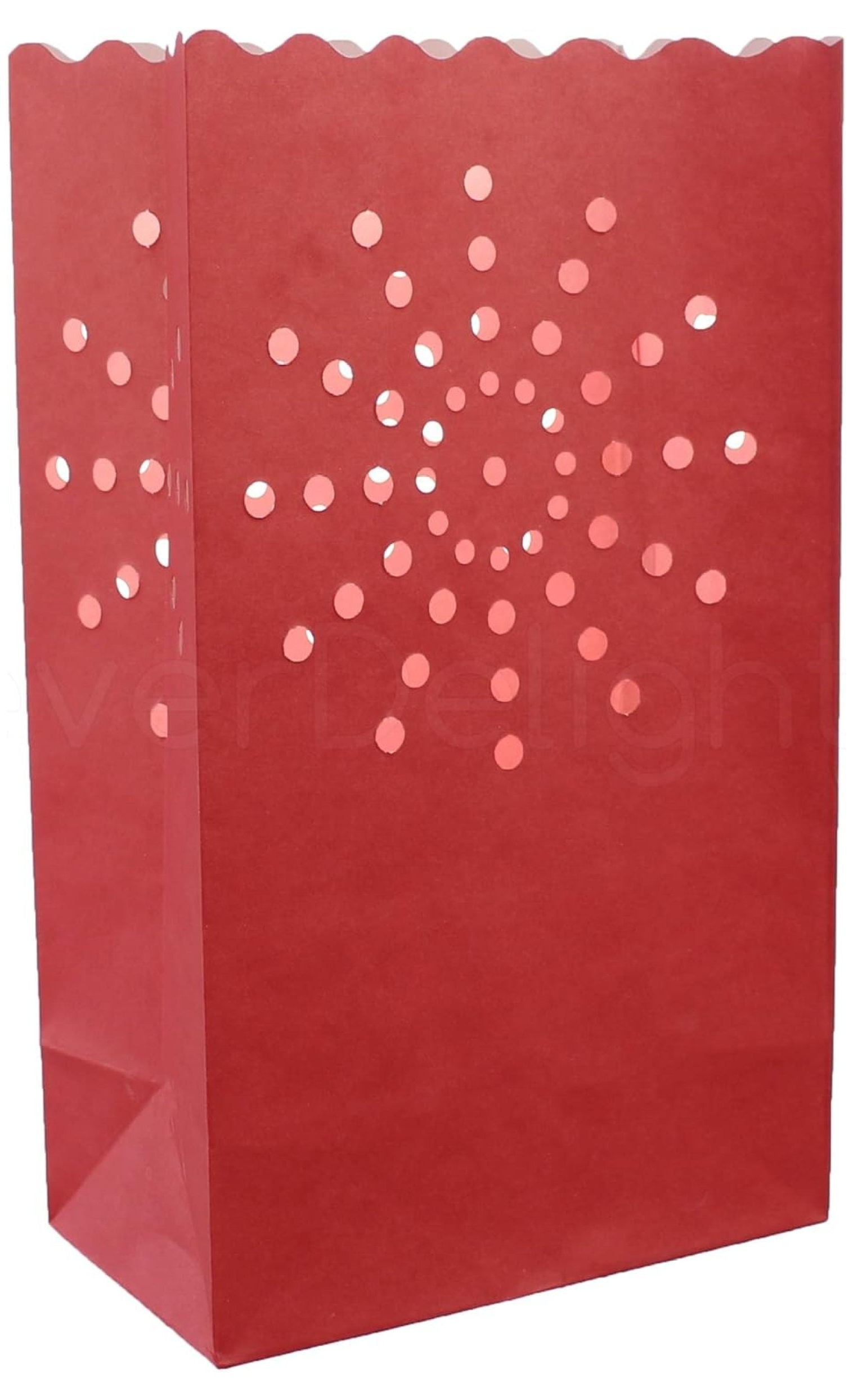 Liuyao Red Sunburst Luminary Bags - 50 Count - Wedding Party Tropical ...