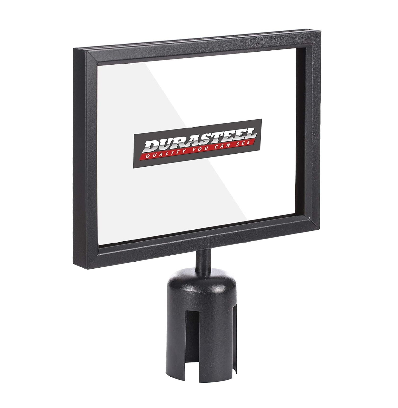 Liuyao Stanchion Sign Holder - Landscape Display for 8.5" x 11" Paper ...