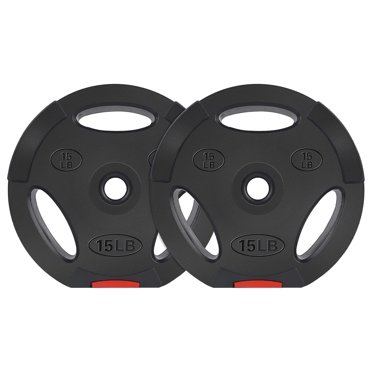 CAP Barbell Standard Vinyl Weight Plate Set, 50 lb (25 lb x 2 ...