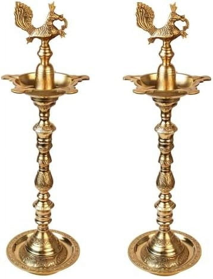 Liv Brass Brass Lamp for Home Decor Brass Diya Stand 24 Inch Large Home ...