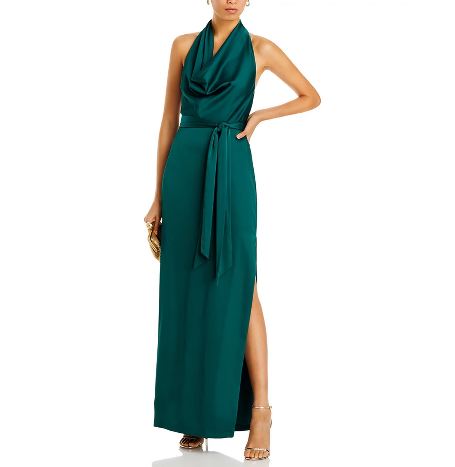 Liv Foster Cowl Neck Column Gown - Walmart.com