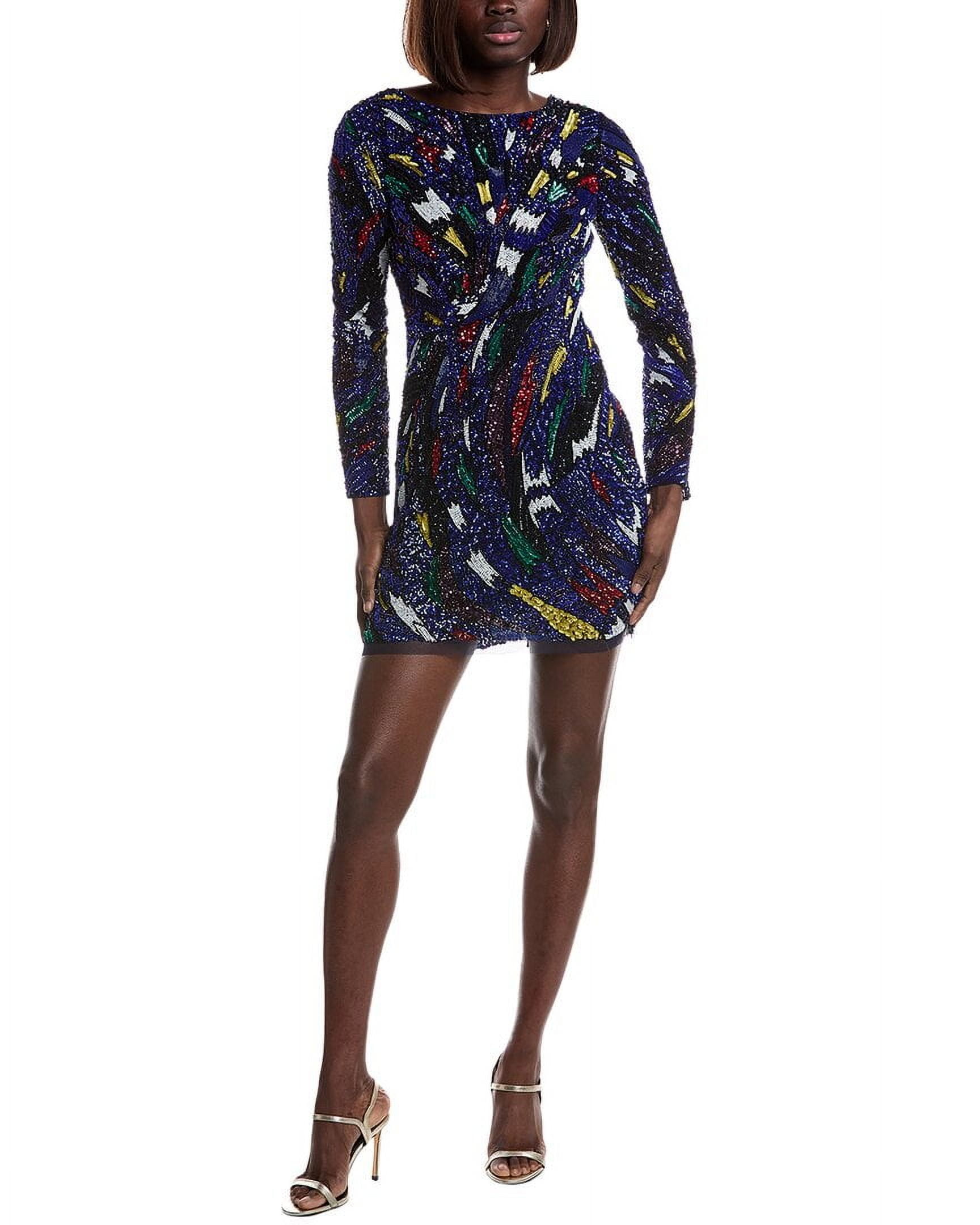 Liv Foster womens Bianca Beaded Mini Dress, 8, Grey - Walmart.com