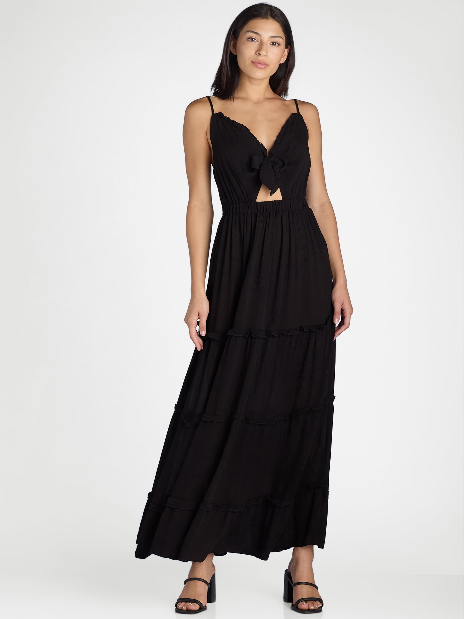 Liv & Lottie Women’s Cut Out Sleeveless Maxi Dress, Sizes S-XL ...