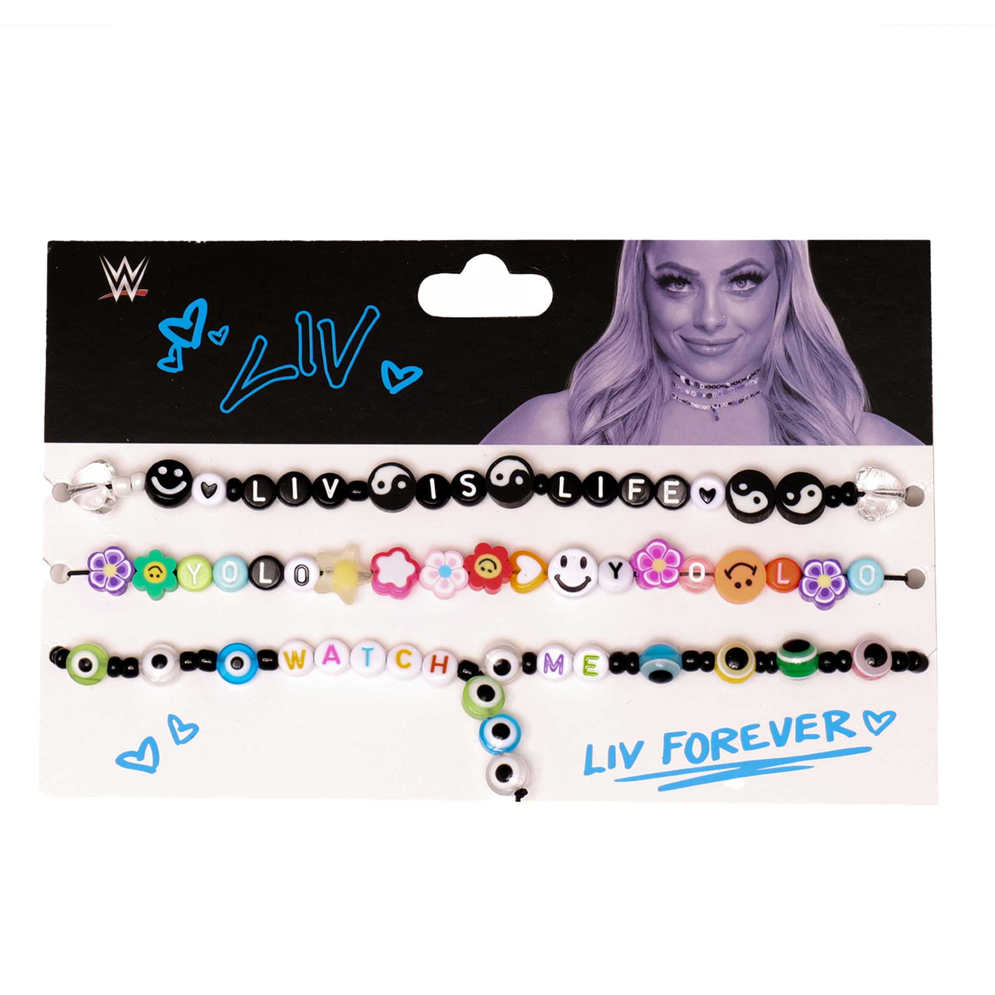 Liv Morgan 3-Pack Bead Necklace Set - Walmart.com