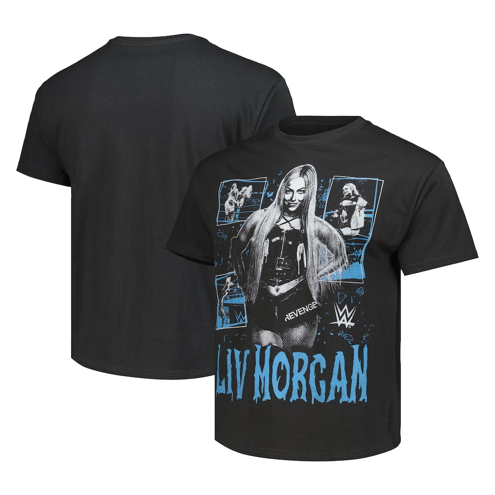Liv Morgan Collage T-Shirt,Black Color,Size L - Walmart.com
