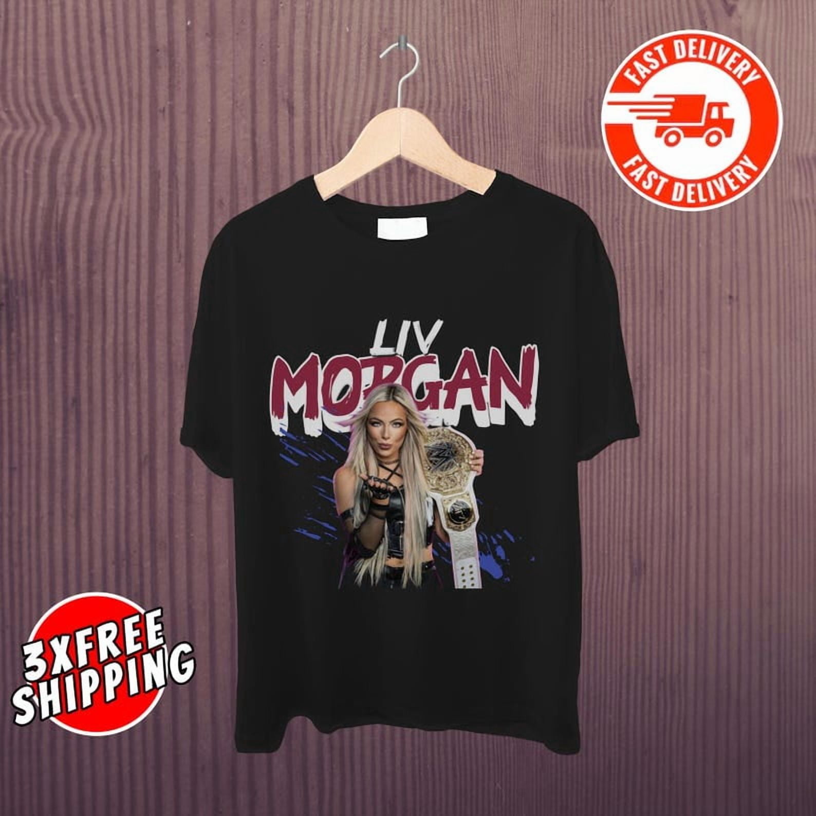 Liv Morgan Design Dark TShirt:Female Star Apparel,For Fans of Wrestler ...